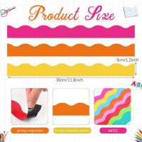 China Custom Colorful Magnetic Display Borders for Educational Brands for sale