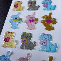 China Custom Christmas Gift 3D Clear Glitter Crystal Epoxy Dome Stickers, Resin Decals for Journaling for sale