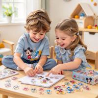 China Custom Licensed IP 3D Epoxy Dome Stickers, Soft Puffy Foam Stickers for Kids Cartoon Decals OEM for sale