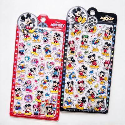 China Custom Licensed IP 3D Epoxy Dome Stickers, Soft Puffy Foam Stickers for Kids Cartoon Decals OEM for sale