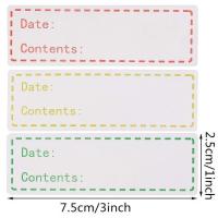 China Custom Printed Dissolvable Water Soluble Labels, Food Grade Wash Away Stickers for Kitchen Meal Prep for sale