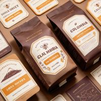 China Custom Packaging Labels, Die Cut Bottle Stickers, Waterproof Food Jar Labels for Syrup Jam Honey for sale