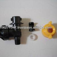 China PP Plastic Full Cone or Flat Fan Spray Nozzle with Check Valve and Cattle Farm Cooling for sale