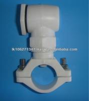 China plastic adjustable ball clamp nozzle snap in clip eyelet nozzle or split eyelet connector  for vacuum tank spray for sale