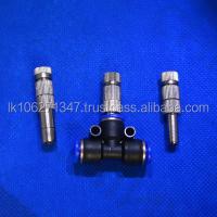 China Quick Lock Low Pressure Aeroponics Misting Spray Nozzle and Tee Fitting for Energy Mining for sale