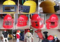 China 9KG Weight Oxygen Supply Type Helmet Sandblasting Protection Cloth with Nozzle for sale