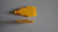 China mini 40mm width ABS flat fan spray nozzle wind jet nozzle for spray air for sale