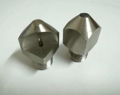 China Stainless Steel High Impact Flat Jet Narrow Angle Spray Nozzle V Water Jet Fan Spray for sale