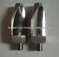 China Stainless Steel High Impact Flat Jet Narrow Angle Spray Nozzle V Water Jet Fan Spray for sale