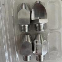China Stainless Steel High Impact Flat Jet Narrow Angle Spray Nozzle V Water Jet Fan Spray for sale