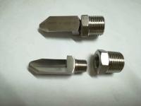 China Stainless Steel High Impact Flat Jet Narrow Angle Spray Nozzle V Water Jet Fan Spray for sale