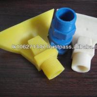 China HK plastic deflector flood jet nozzle Deflected Flat Fan large Wide Angle Nozzles Deflective large Wide-Angle Spray Nozzle for sale