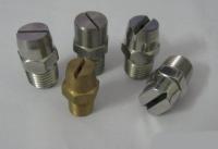 China 0.04 KG Industrial Cleaning SS Flat Fan Water Spray Nozzles for Professional Cleaning for sale