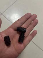 China plastic low pressure fog nozzle with anti drop filter(inside)misting nozzles plastic mist spray nozzle for sale