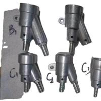 China Manufacturing Plant Sand Shot Blasting Media Gravity Feed Sand Blasting Gun Type ABC for sale
