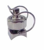 China Machinery Repair Shops Golden Brass Nozzle with Adjustable Ball and Single Clip Eyelet for sale