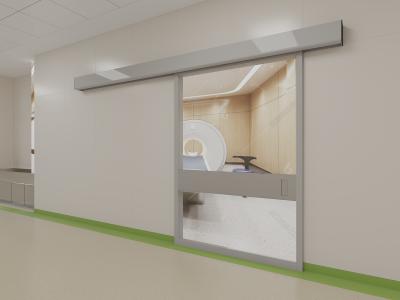 China Automatic sliding glass door-single door, operating room door for sale