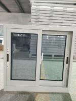 China Customized Aluminum Sliding Glass Window For House White Tempered Glass Window for sale