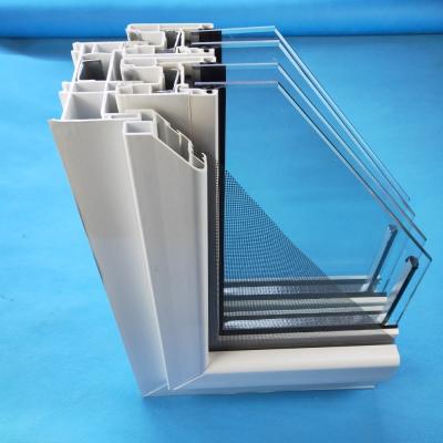 China HONOR PSW80 Modern PVC Soundproof Sliding Window with Double Glazed Fiberglass Screen Energy Efficient & Smooth Operation for sale