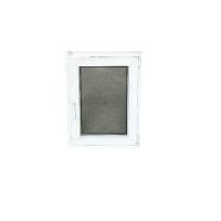 China Three Cavity White PVC Casement Window With Sinking Drainage System for sale