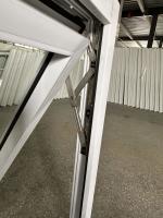 China Conch Profile Plastic PVC Awning Window Clear Double Tempered Glass Window for sale