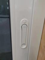 China House Balcony PVC Plastic Sliding Doors UPVC Double Glass Sliding Door for sale