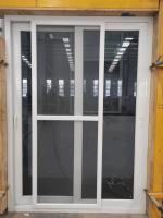China Modern PVC Sliding Door Weatherproof Horizontal Sliding Door For Balcony for sale