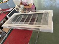 China Aluminium Fixed Louver Glass Window Tempered Glass Manual Operation Custom for sale