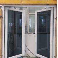 China Customizable PVC Aluminum Glass Entry Door Modern With Strong Durability for sale
