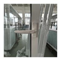 China Lightweight White Aluminium Double Sliding Doors Sound Insulation for sale