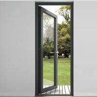 China Interior / Exterior Aluminum Casement Doors French Single Hinged Aluminium Doors for sale