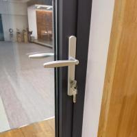 China UV Resistant Modern Interior Glass Doors Double Glass Aluminium Swing Patio Door for sale