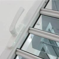 China Creative Modern Aluminium Glass Louver Shutter Glass Louver Windows And Doors for sale