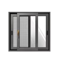 China Double Glazed Modern Alumium Glass Sliding Window Energy Efficient OEM for sale