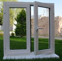 China Pvc / Upvc Glass Casement Window European Style Double Glazed Casement Window for sale