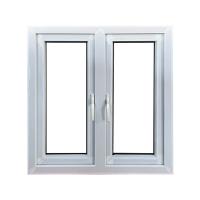 China Pvc / Upvc Double Glazed Glass Casement Window With Fly Screen European Style for sale