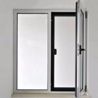 China White UPVC / PVC Tilt And Turn Window Double Glazed Glass Window With Mosquito Net for sale