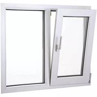 China European Style Double Glazed Tilt And Turn PVC Windows Customized Glass And Accessaries for sale