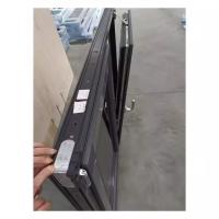 China Dark Grey Tilt And Turn UPVC Windows Tempered Double Glass Window Replacement for sale