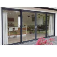 China Villa Aluminium Framed Sliding Doors Double Tempered House Sliding Glass Doors Custom for sale