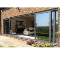 China Customized Interior Aluminum Sliding Door Waterproof Double Tempered Glass Door for sale