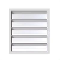 China Modern House Security Aluminum Glass Louver Windows With Tempered Glass for sale