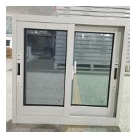 China Hurricane Proof Aluminum Sliding Glass Window Powder Coated Impact Glass Window for sale