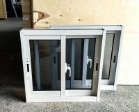 China Aluminum Double Sliding Window And Door Easy Operation With Crescent Lock for sale
