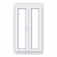 China Customized Modern PVC Glass Entry Door Double Glazed Upvc Casement Door for sale