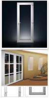 China Customized Modern PVC Glass Entry Door Double Glazed Upvc Casement Door for sale