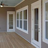 China Swing Opening PVC Glass Entry Door Double Triple Glazed Casement Glass Door for sale