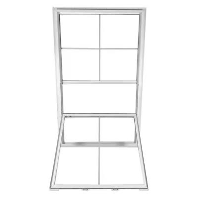China Hurricane Impact Double Hung PVC Windows Double Glazed UPVC Windows for sale