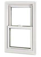 China Hurricane Impact Double Hung PVC Windows Double Glazed UPVC Windows for sale