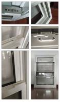 China Modern Double Hung Vinyl Windows Lifting Ventilation Vertical Sliding Vinyl Windows for sale